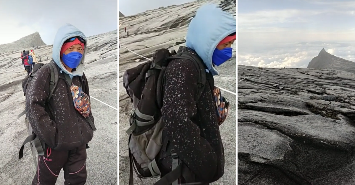 WATCH: Social media users claim that its snowing on Mt Kinabalu ...