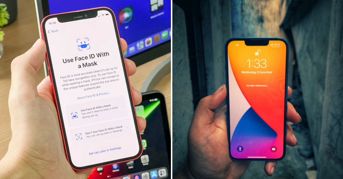Take note! Apple finally allows you to use Face ID with a mask on to ...