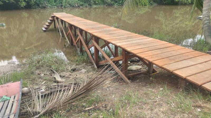 Netizens left baffled by how a simple 15 metre wooden jetty unveiled in ...