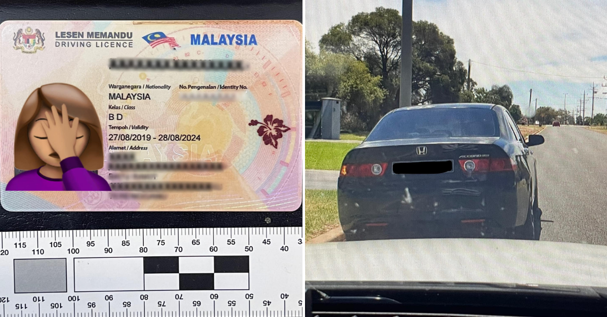 26yo M'sian driver gets caught by Australian police for using a fake M ...