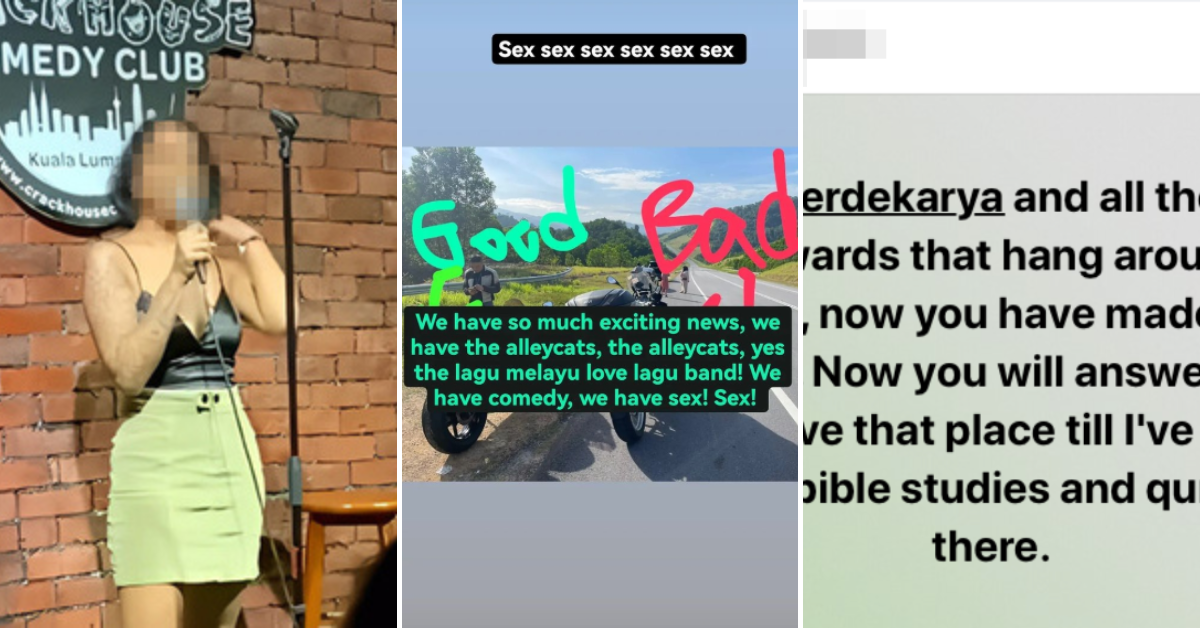 "They're promoting their sex cult," Merdekarya defends comedy club ...