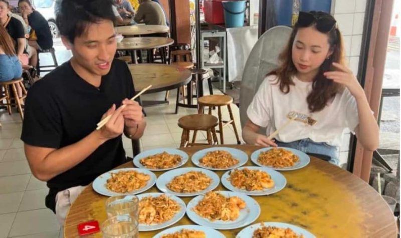SG competitive eater Zermatt Neo finishes 18 plates of Char Koay Teow ...