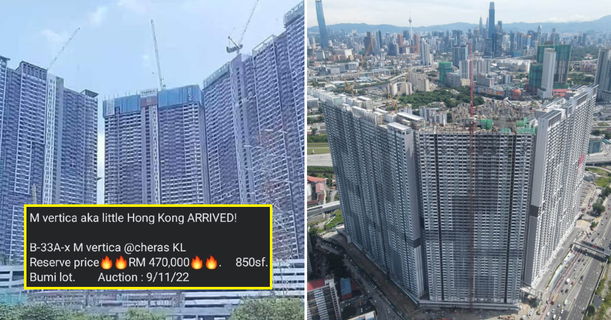 A residential unit in the incomplete 'Mini Hong Kong' development at Cheras to be auctioned off ...